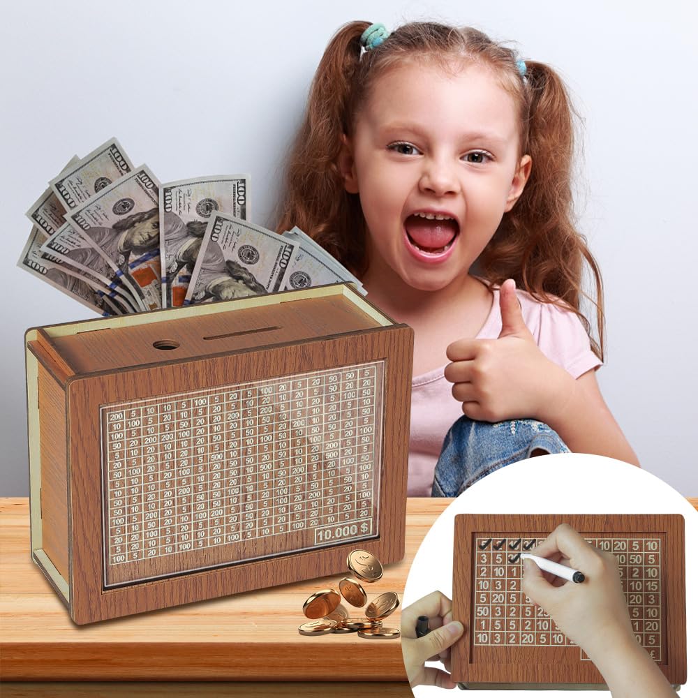 HIGH QUALITY Traditional Wooden Savings Bank – WildTree